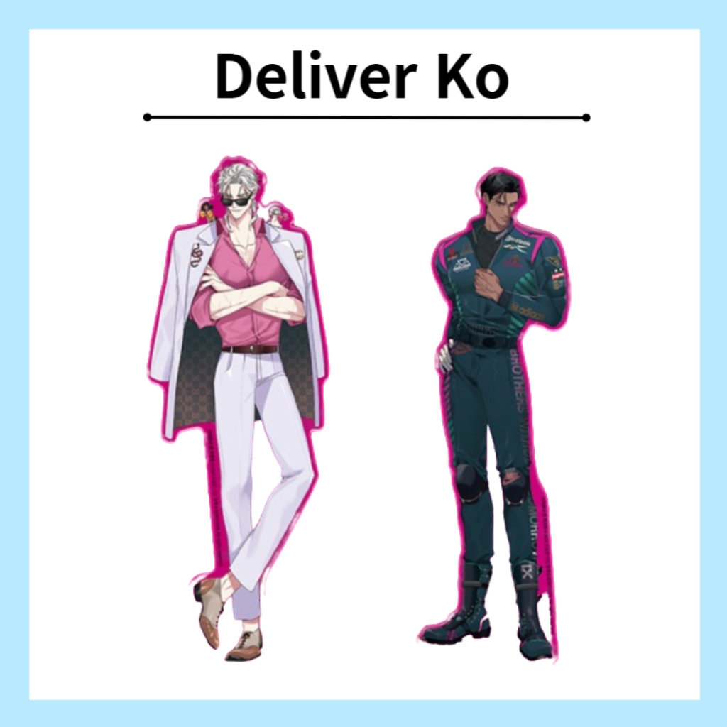 [Official Merch][Smyrna and Capri] Lezhin Bomtoon Partner/Racer Seth ...