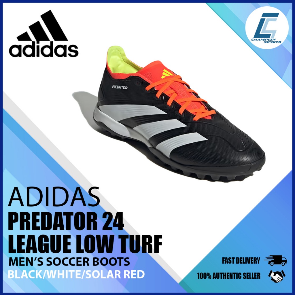 Adidas Men's Predator 24 League Low Turf Soccer Boots (IG7723) (P/RO ...