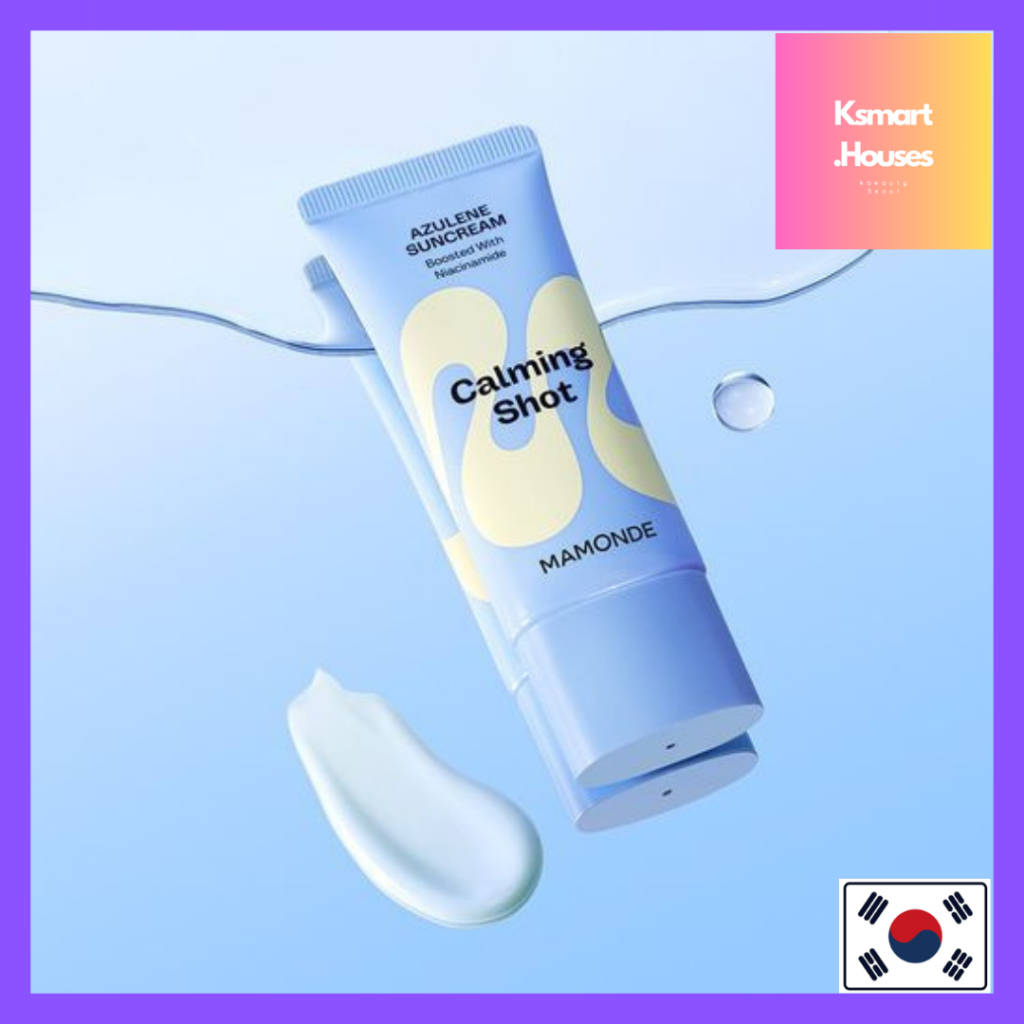 Mamonde Calming Shot Azulene Sun Cream 35ml | Shopee Malaysia