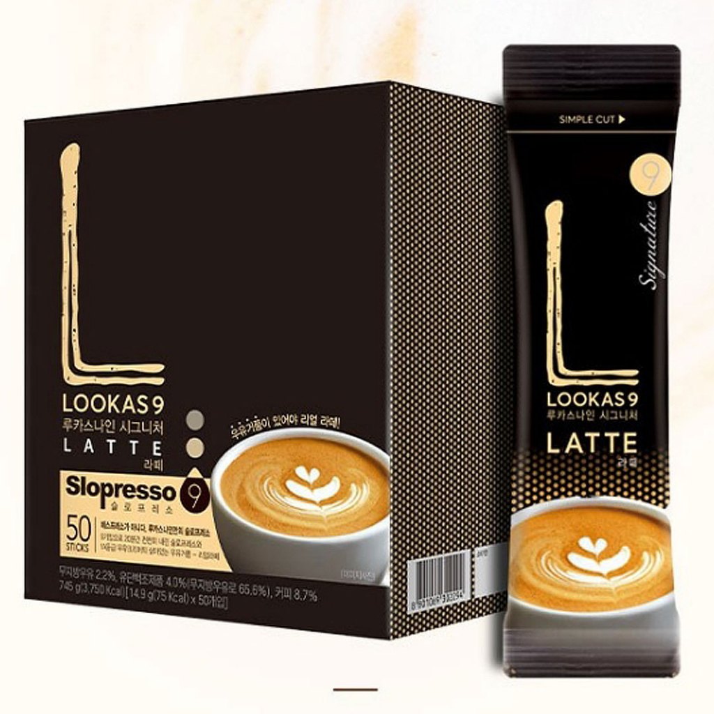 [LOOKAS9] Signature Cafe Latte_Slopresso / Korea Instant Coffee / 20T ...