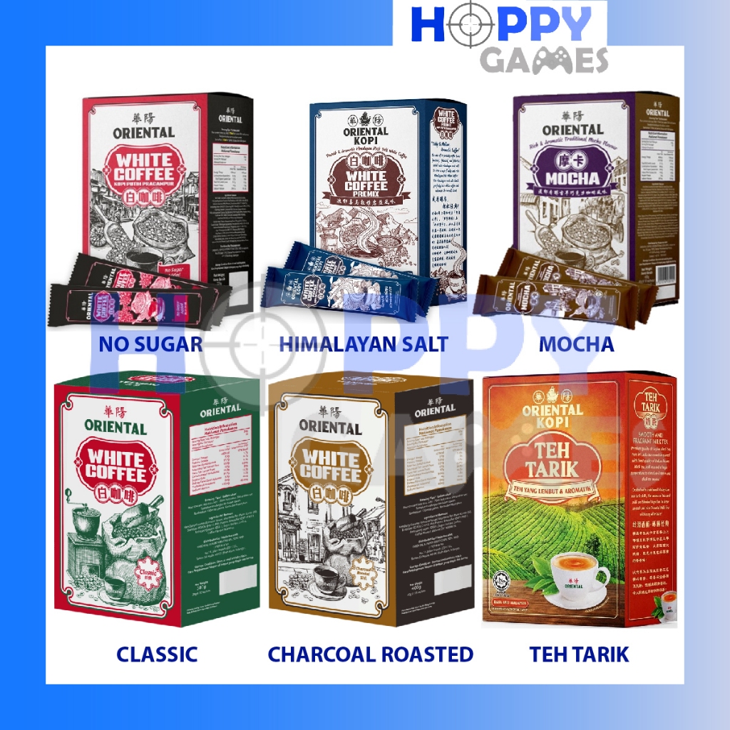 [TRIAL SACHET OPTION] Oriental White Coffee White Kopi Classic Charcoal ...