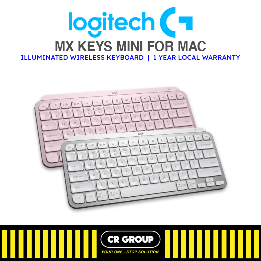 Logitech MX Keys Mini For Mac Wireless Keyboard - Fast Charging - Long ...