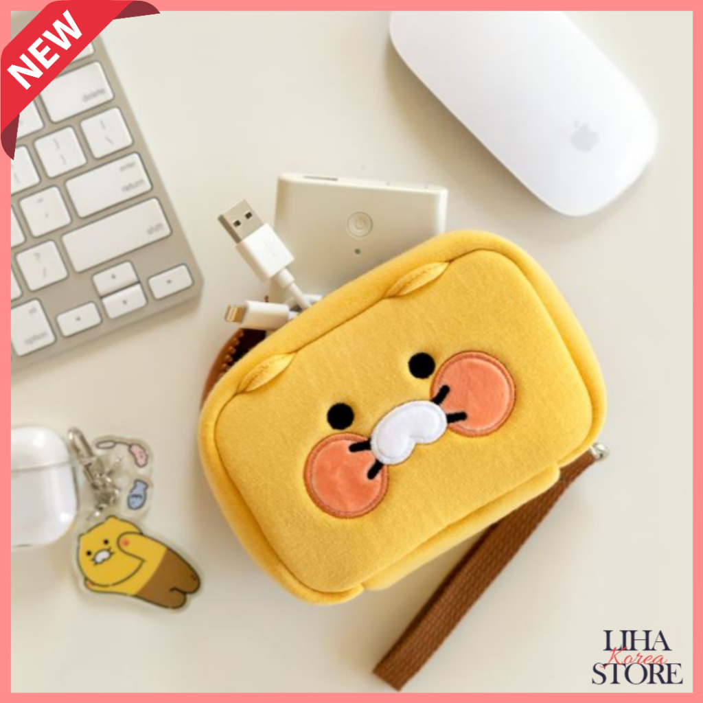 Korea Kakao Friends Choonsik Pouch Multi Pouch Cosmetic Pouch Storage ...