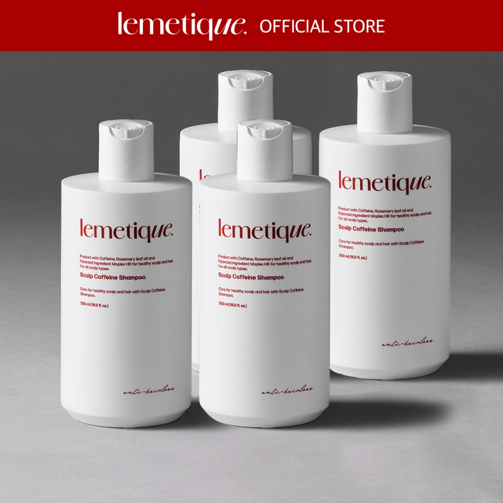 [4pcs] Lemetique Scalp Caffeine Shampoo 500ml | Shopee Malaysia