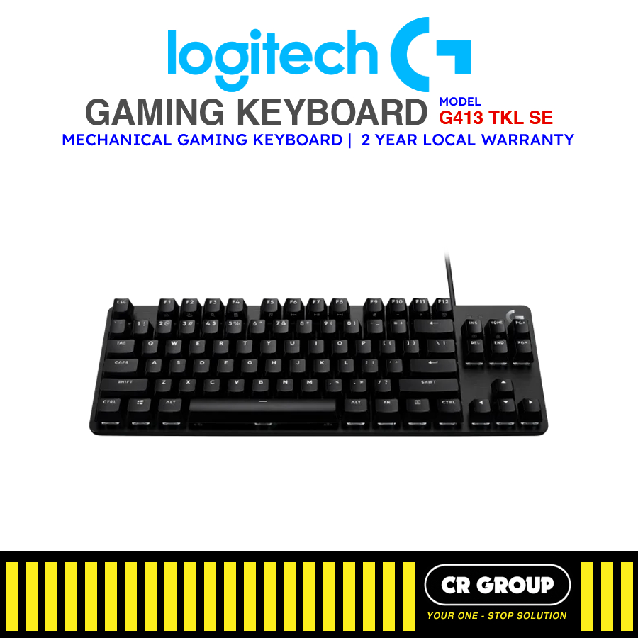 Logitech G G413 - LED Gaming Keyboard - Tactile Mechanical Switches ...