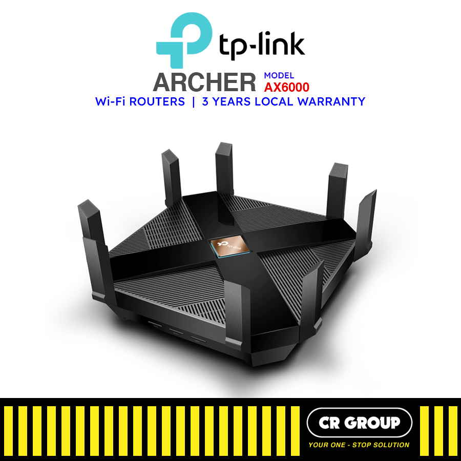 TP-Link Archer AX6000 Next-Gen Wi-Fi 6 Router, 8 Gigabit LAN Ports, MU ...