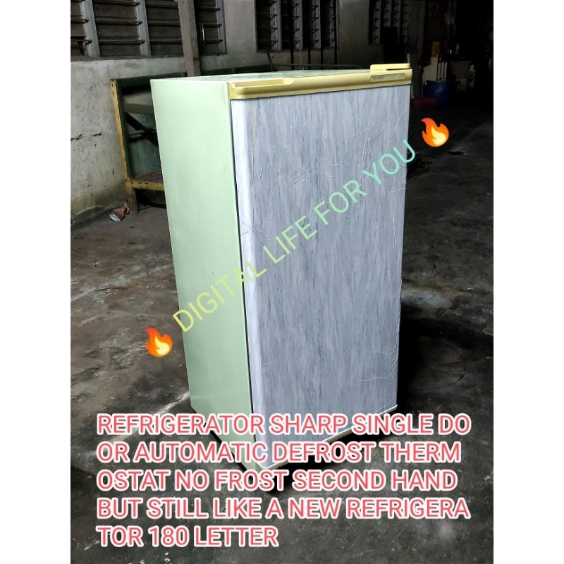 🔥 REFRIGERATOR SHARP SINGLE DOOR AUTOMATIC DEFROST THERMOSTAT NO FROST ...