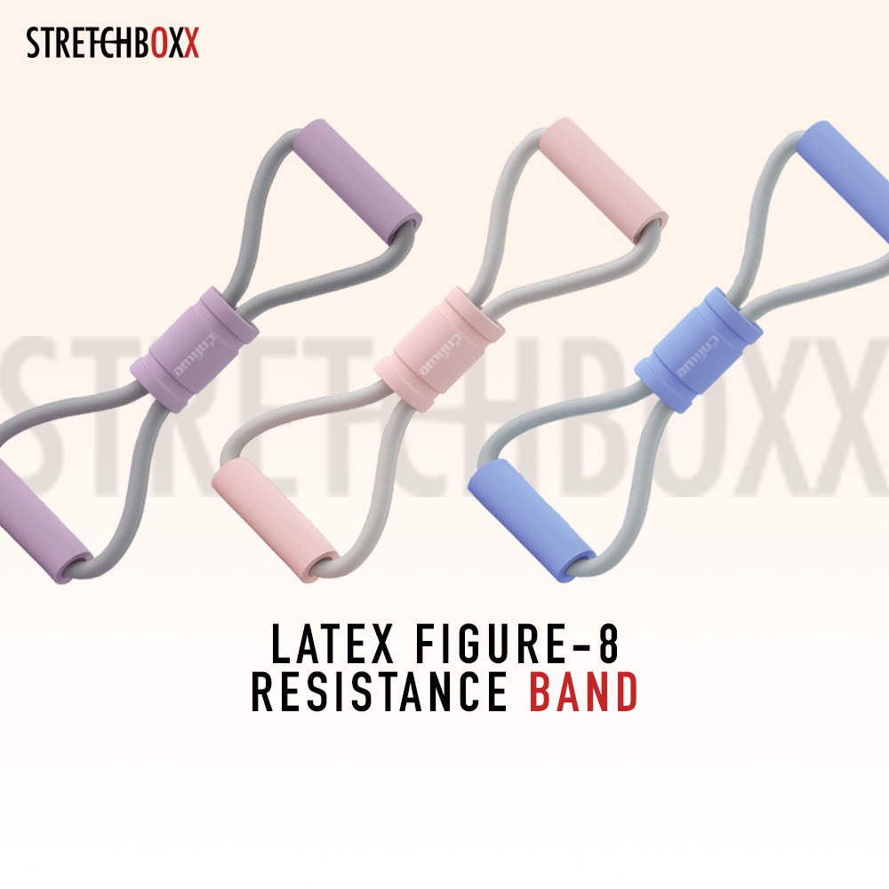 Latex Figure-8 Resistance Band – Ergonomic Grip, High Elasticity for ...