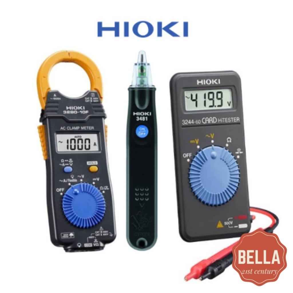 Hioki 3280-10F Clamp meter AC 1000A/Voltage Detector Test Pen 3481-20/ ...