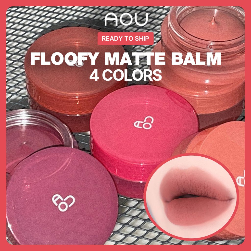 [AOU] NEW Matte Poseol Balm 4 Colors Floofy Matte Color Lip Tint Balm ...