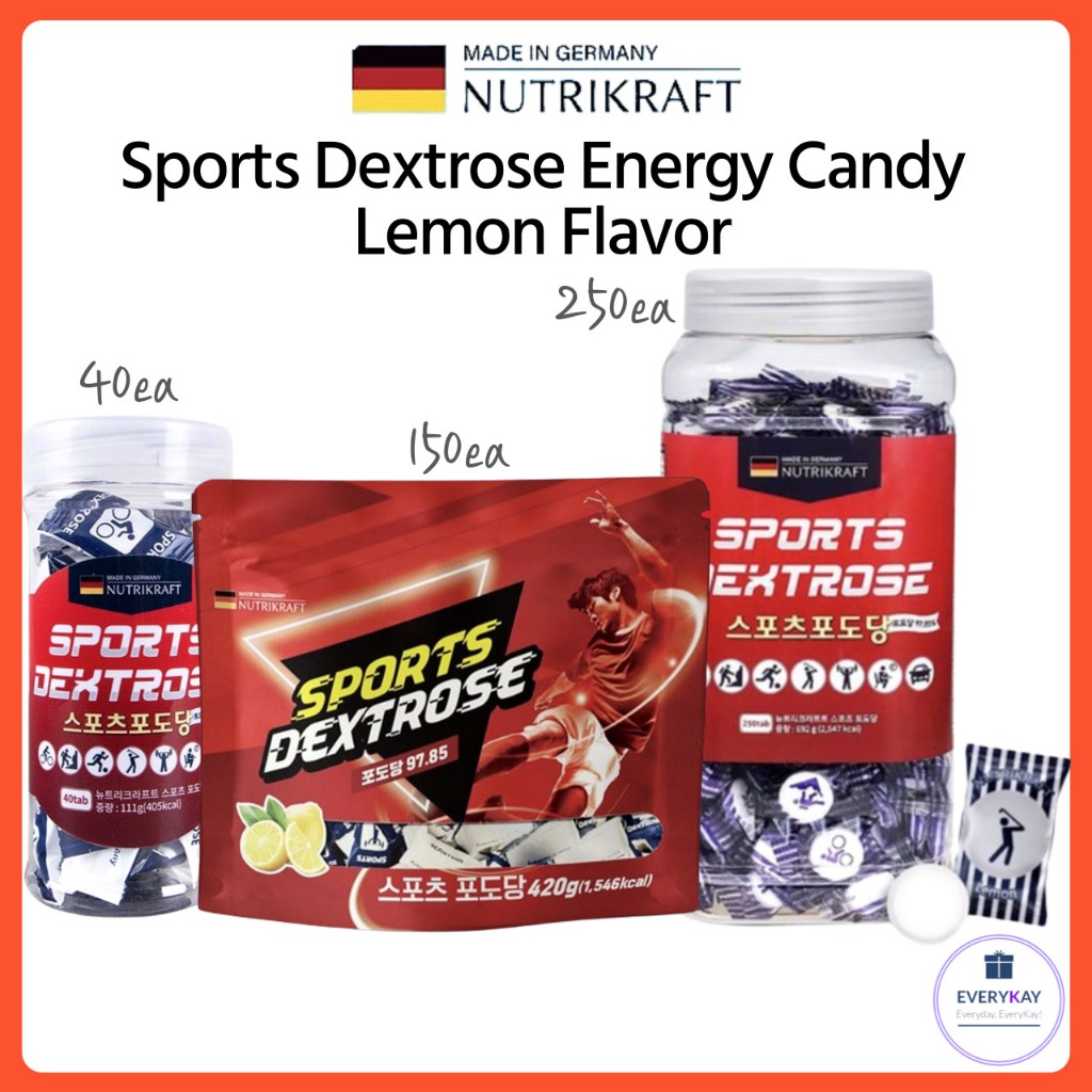 [NUTRIKRAFT] Made in Germany Sports Dextrose Energy Candy | Glucose ...