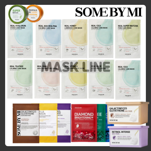 (NEW MASK) [SOME BY MI] Mask Line (Real Care/Clay Mask/Daily Mask/Glow ...