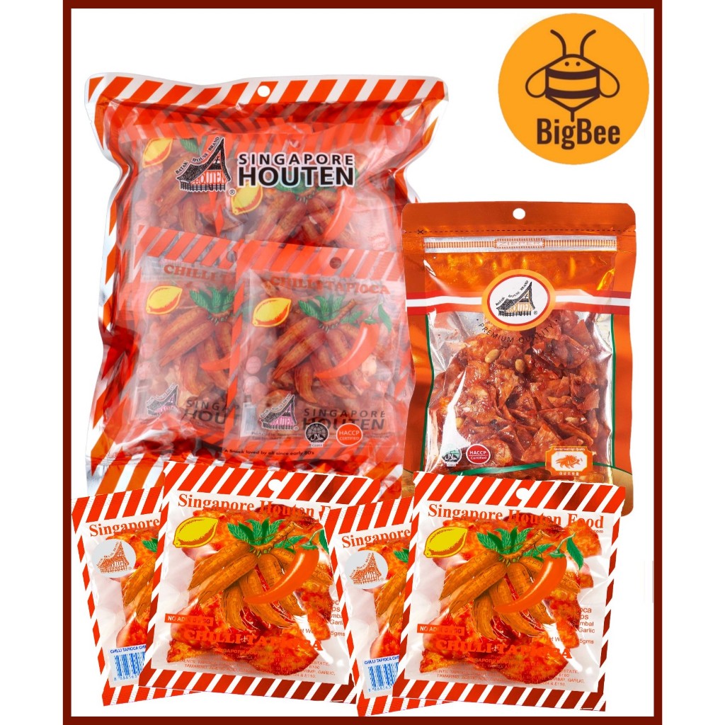 Houten Chilli Tapioca Chips - 35g x 4pkt / 100g x 2pkt / Value pack ...