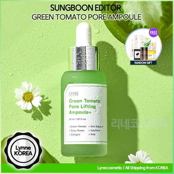 SUNGBOON EDITOR Green Tomato Pore Lifting Ampoule 30ml (No box) | Shopee Malaysia