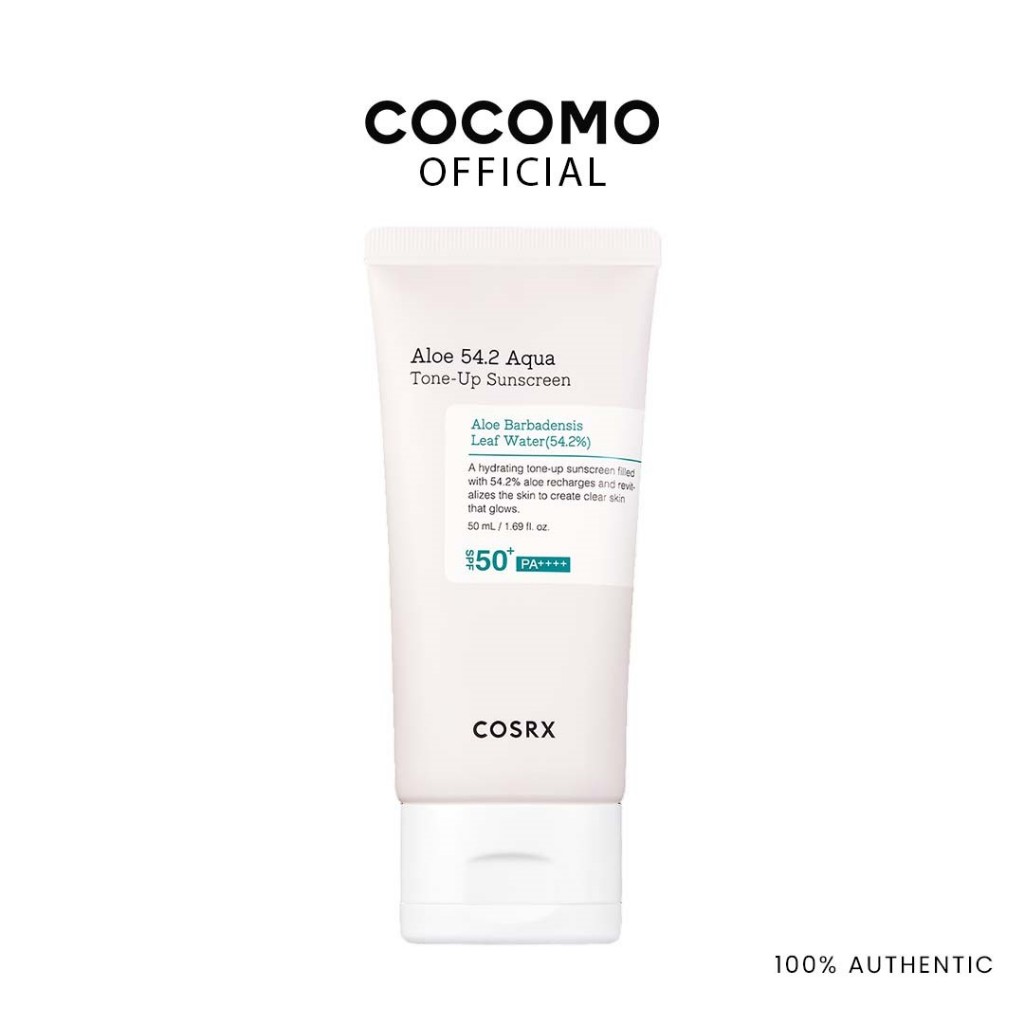(COSRX) Aloe 54.2 Aqua Tone-up Sunscreen SPF 50+ PA++++ 50ml - COCOMO | Shopee Malaysia