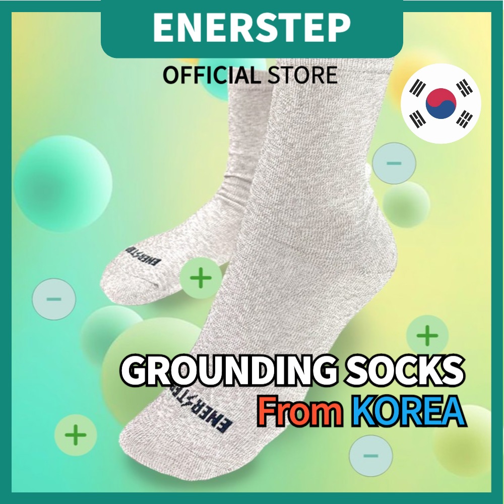 [ENERSTEP] Grounding Socks Unisex Earthing Healing Release Negative ...