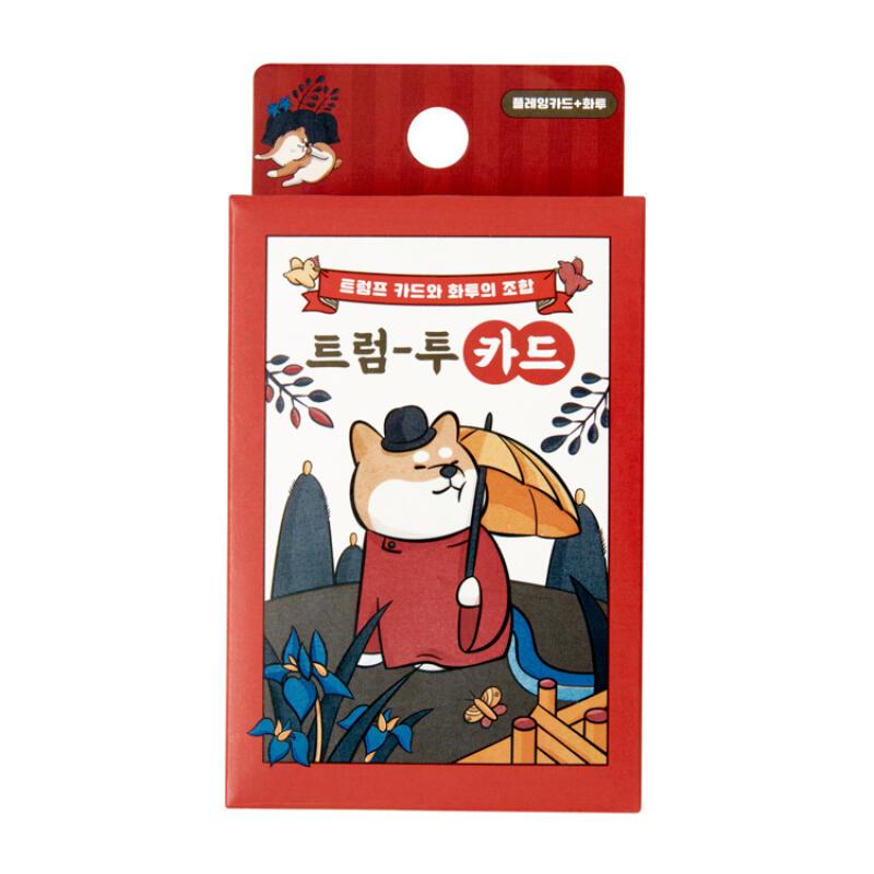 [ARTBOX OFFICIAL] From Korea Shiba Trump Card Red Hwatu Playing Card ...