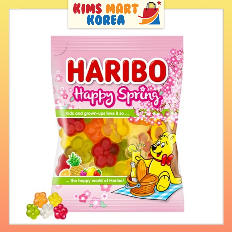 Haribo Goldbears Happy Spring Edition Sweet Gummy Jelly Gummi Korean ...