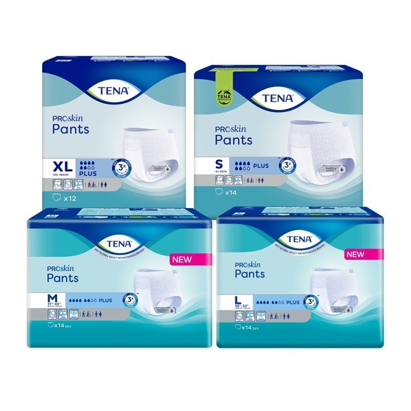[Carton Deal] TENA PROskin Pants Plus Adult Diapers (M/L/XL) | Shopee Malaysia
