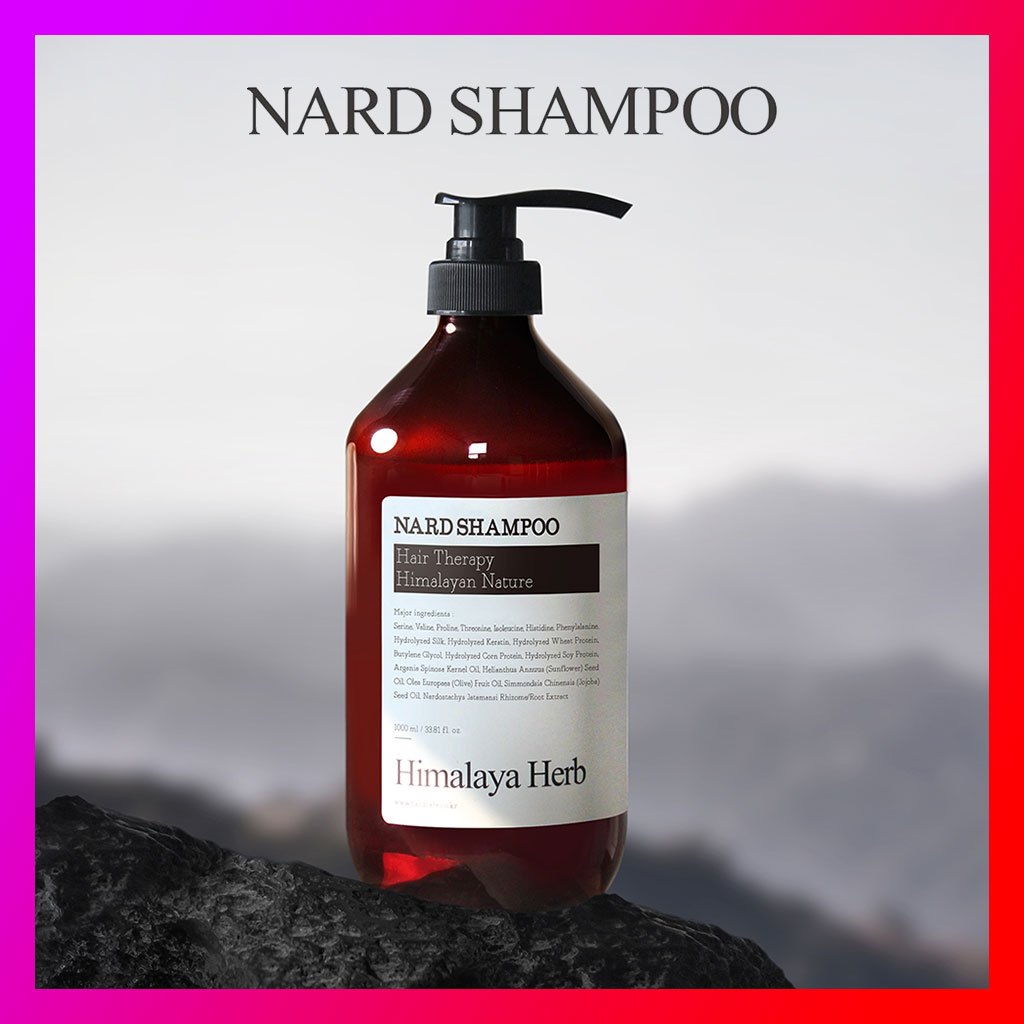 [NARD] Hair Therapy Himalaya Herb Nard 1000ml signature floral scent Large capacity shampoo ...