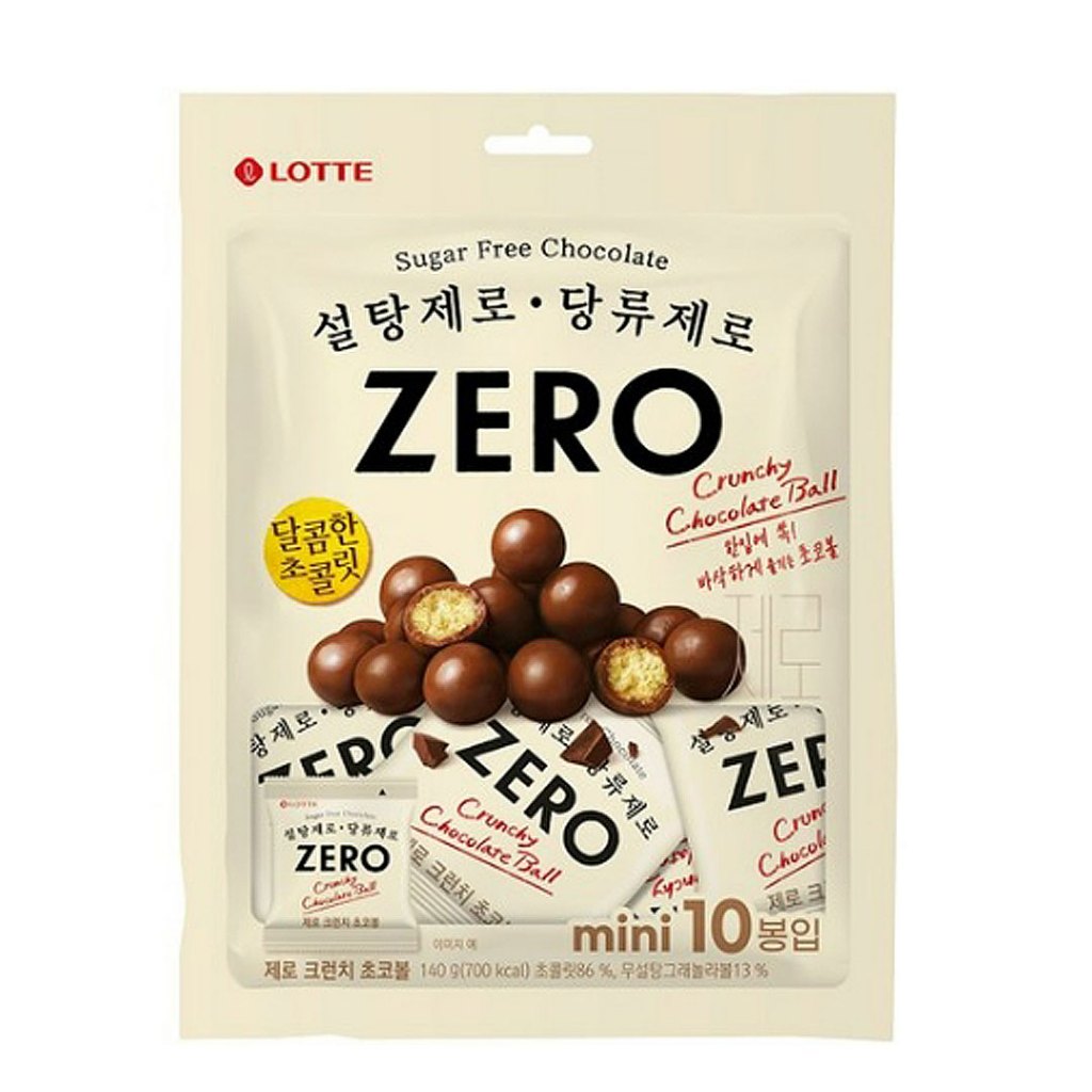 [LOTTE] Crunchy Chocolate Ball 10p, 140g_From Korea | Shopee Malaysia