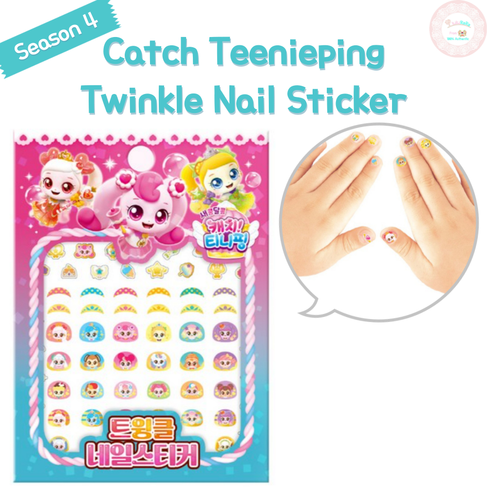 Catch Teenieping Season 4 Twinkle Nail Sticker Beauty Sticker ...