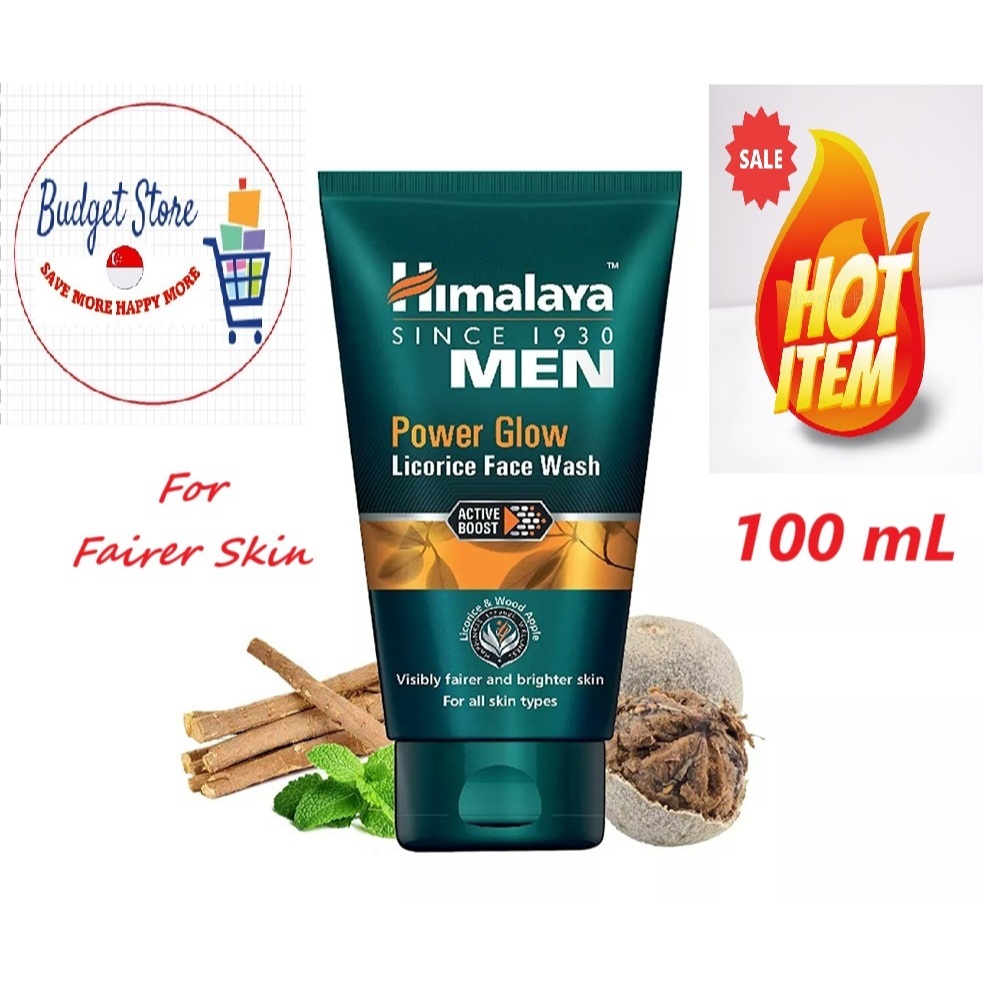 Himalaya MEN Power Glow Licorice Face Wash - 100 mL | Shopee Malaysia