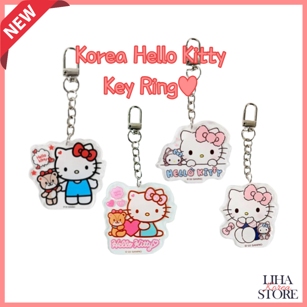 Korea Daiso Sanrio Hello Kitty Key Ring Keychain | Shopee Malaysia