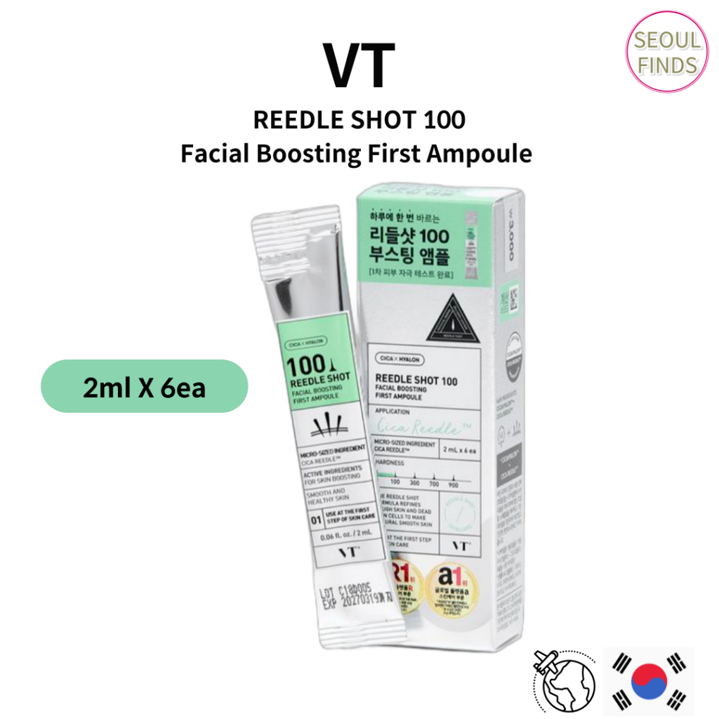 [VT] Reedle Shot 50 100 300 500 Facial Boosting First Ampoule (2ml x 6ea) | Shopee Malaysia