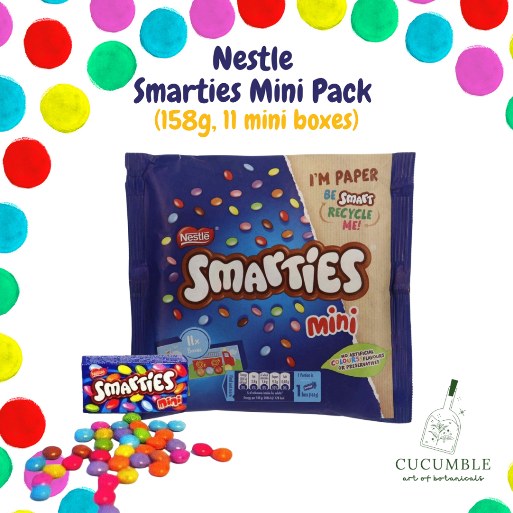 Smarties Mini Milk Chocolates, 11 boxes - 158g [Made in Germany ...
