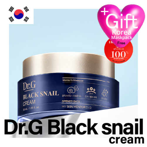 Dr.G Black snail cream, 50ml high nutrition / moisture / blemishes | Shopee Malaysia