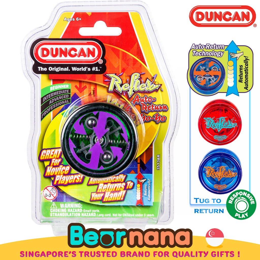 Duncan Reflex Auto Return Yo-Yo skill nostalgia toys (Beginner Series ...