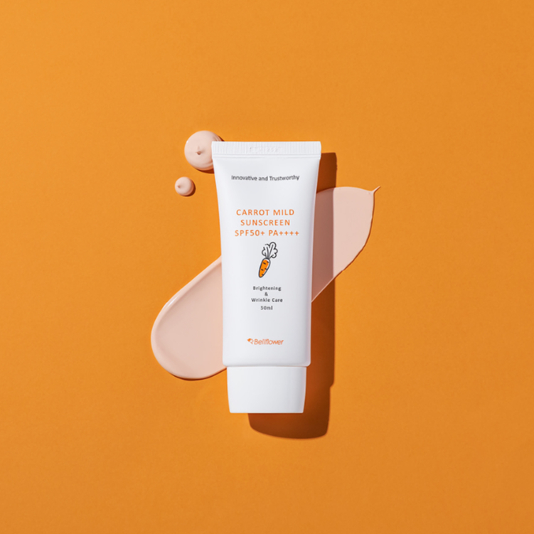 [Bellflower Official] Carrot Mild Sunscreen SPF50+/PA++++ 50ml | Shopee ...