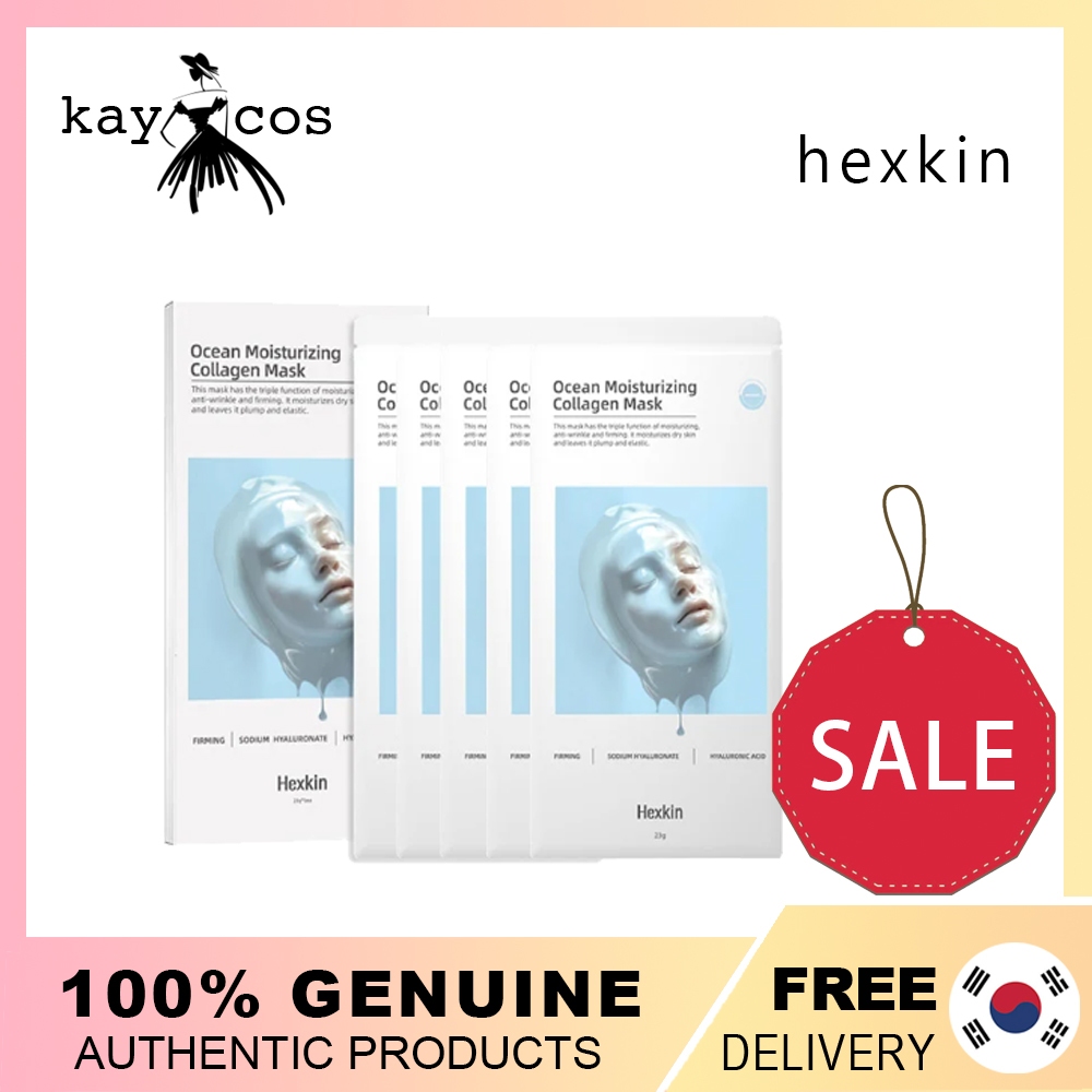 [HEXKIN] Ocean Moisturizing Collagen Mask | Shopee Malaysia