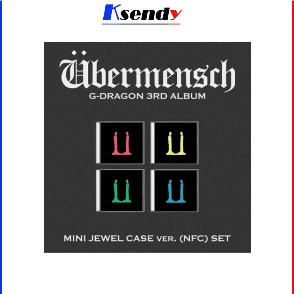 G-DRAGON GD Übermensch 3rd Studio Album MINI JEWEL Ver (NFC) | Shopee ...