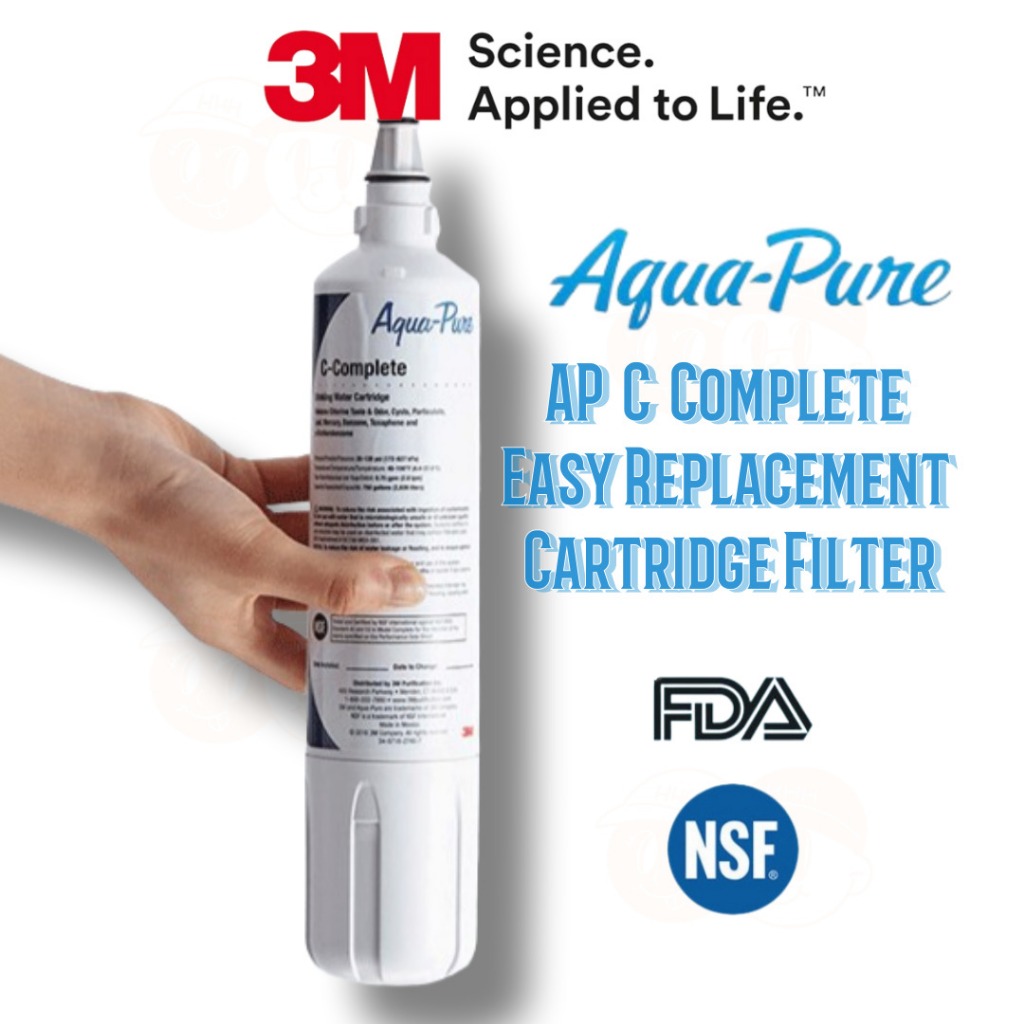 3M Water Filter AP C Complete Easy Replacement Cartridge Filter High ...