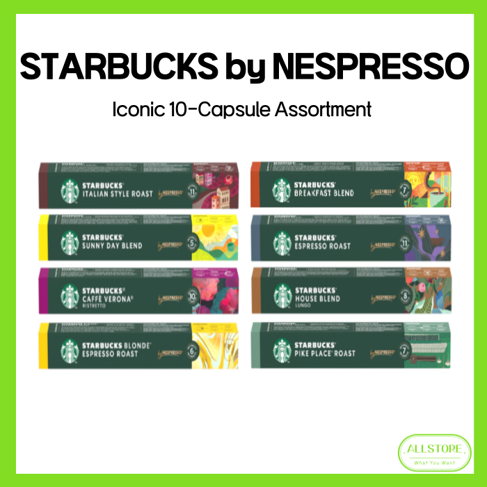 [Starbucks® by Nespresso®] Iconic 10-Capsule Assortment – Savor the ...