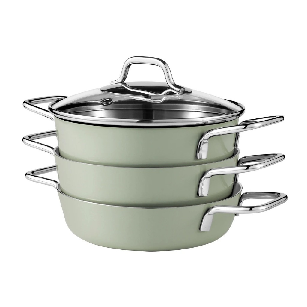 Edelkochen 3 PLY Stainless 304 IH Induction Pot Set 4P | Shopee Malaysia