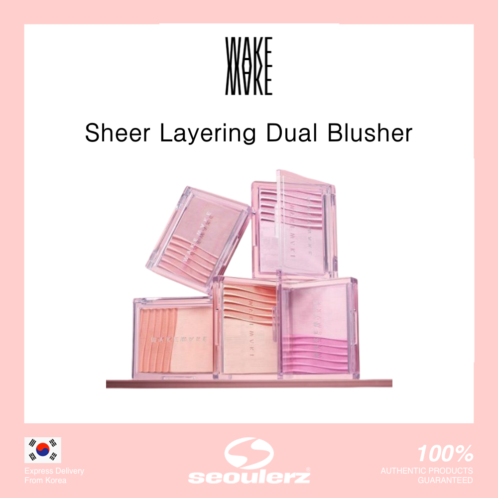 [WAKEMAKE] Sheer Layering Dual Blusher 5 Colors 5g | Shopee Malaysia