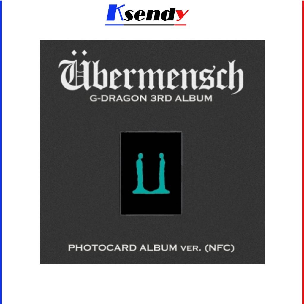 G-DRAGON GD Übermensch 3rd Studio Album PHOTOCARD ALBUM Ver (NFC ...