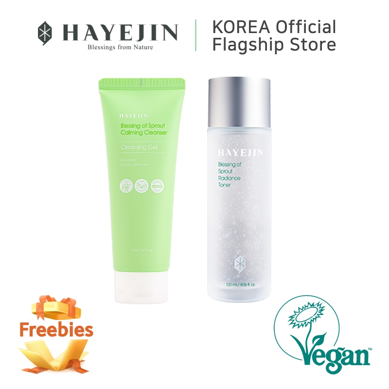 [HAYEJIN] Exfoliate Skin Care SET (Blessing of Sprout Radiance Toner ...