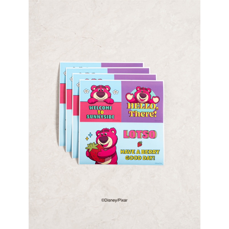 Daiso Korea Pixar Toy Story Lotso Stickers (4 sheets)Gift wrapping ...