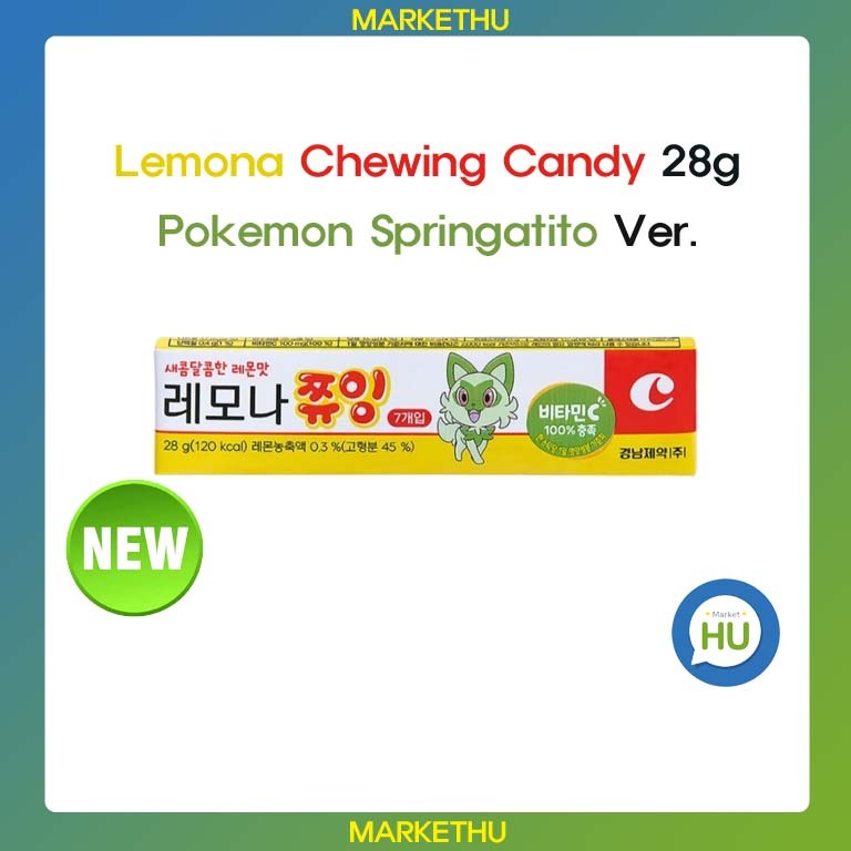 Lemona Chewing Candy 28g Pokemon Springatito Ver./Kyungnam ...