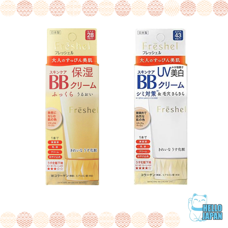 KANEBO Freshel BB Moisturing Cream SPF28 PA+++ 50g / UV whitening SPF43 PA++ 50g | Shopee Malaysia