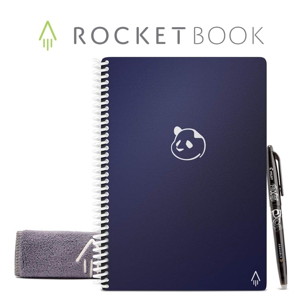 Rocketbook Panda Planner - Reusable Academic Planner with 1 Pilot ...