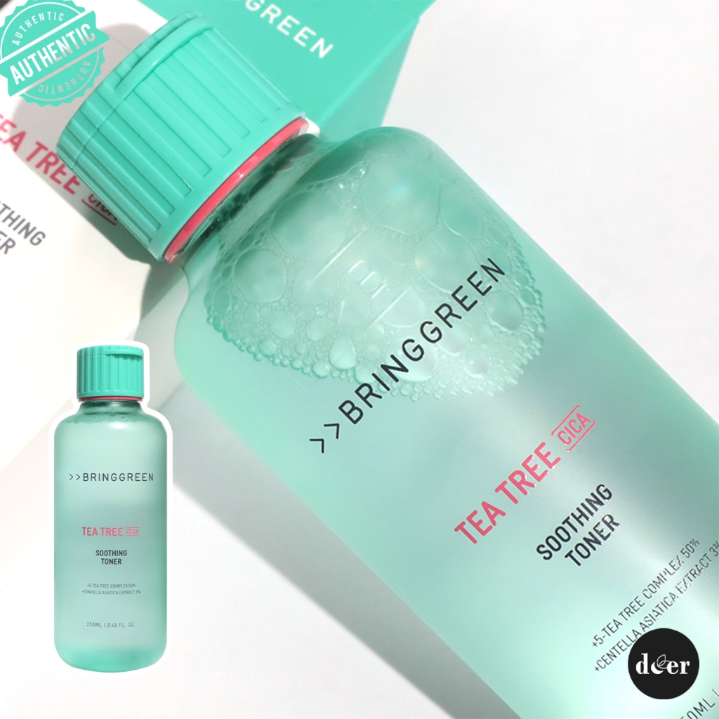 [BRING GREEN] Tea Tree Cica Soothing Toner [250ml] [510ml] | Shopee ...