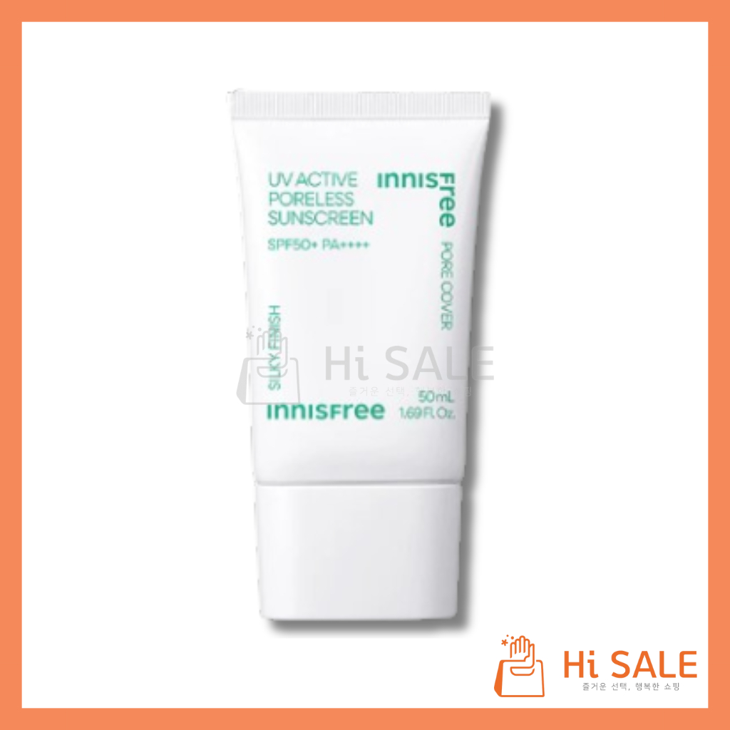 INNISFREE UV Active Poreless Sunscreen SPF 50+ PA++++ 50ml | Shopee ...