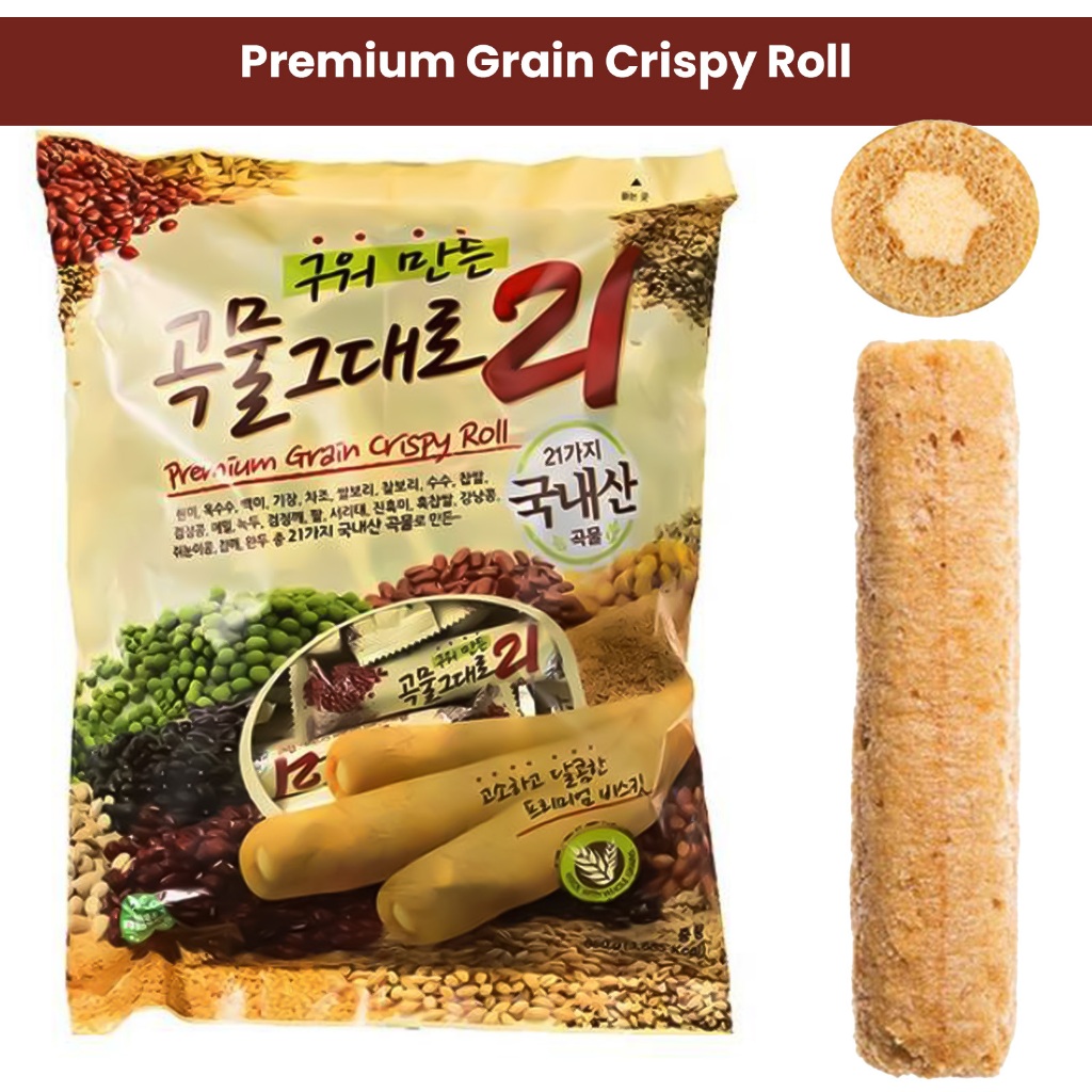 Premium Grain Crispy Roll, 650g, Korean Snack, Korean Traditional ...