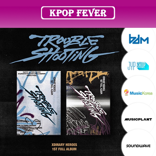 XDINARY HEROES - TROUBLESHOOTING [ 1st Album ] Photobook Ver. + POB ...