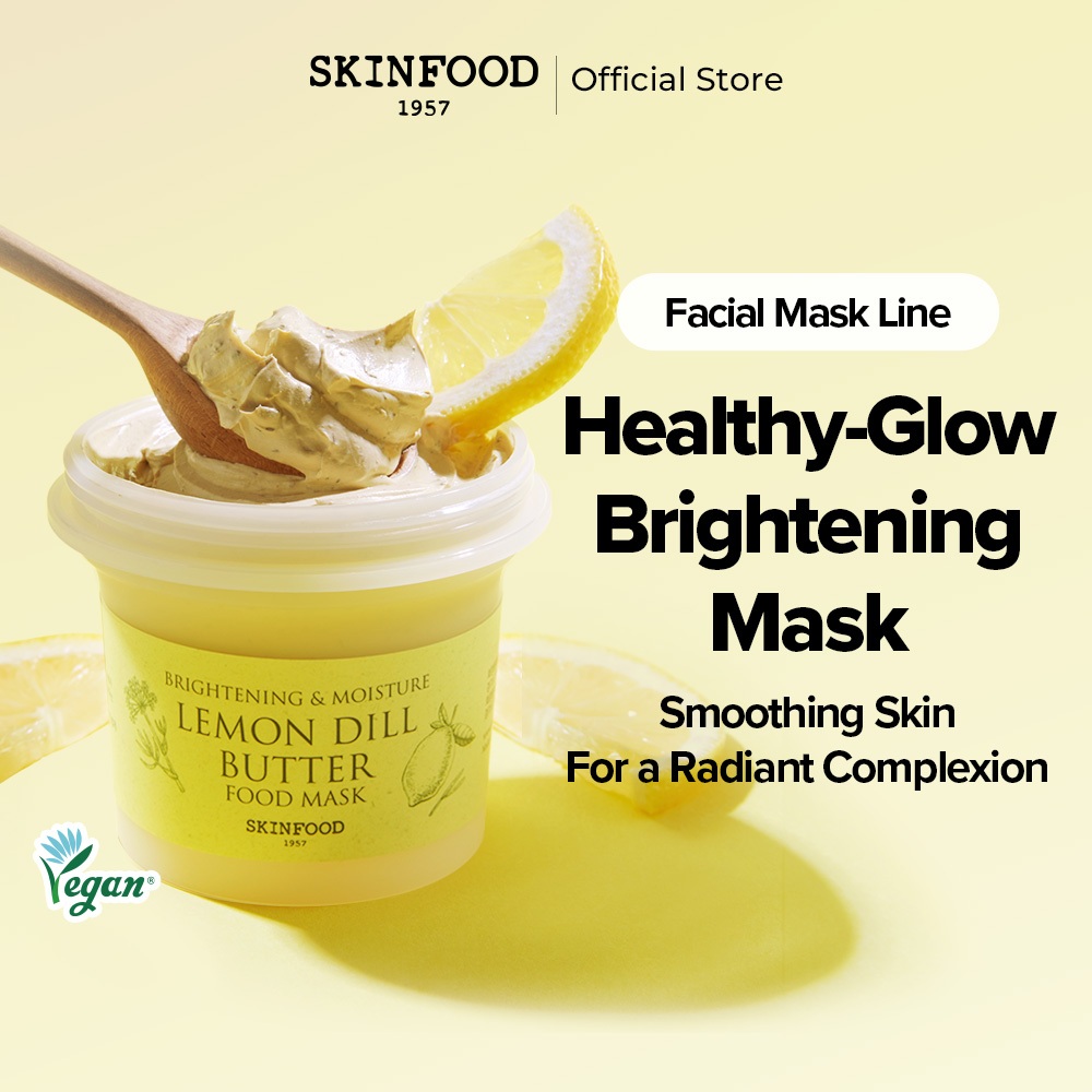 [SKINFOOD Official] Lemon Dill Butter Food Mask 120g / Brightening Dull ...
